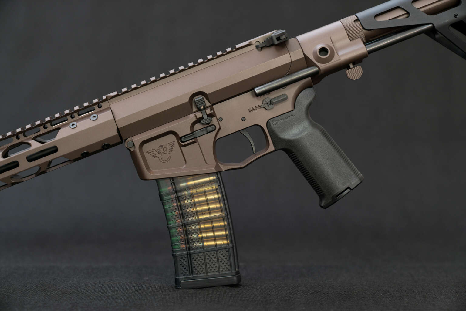 Wilson Combat – 5.56 NATO – Vortex Bronze Cerakote – 16″ – NRC Industries