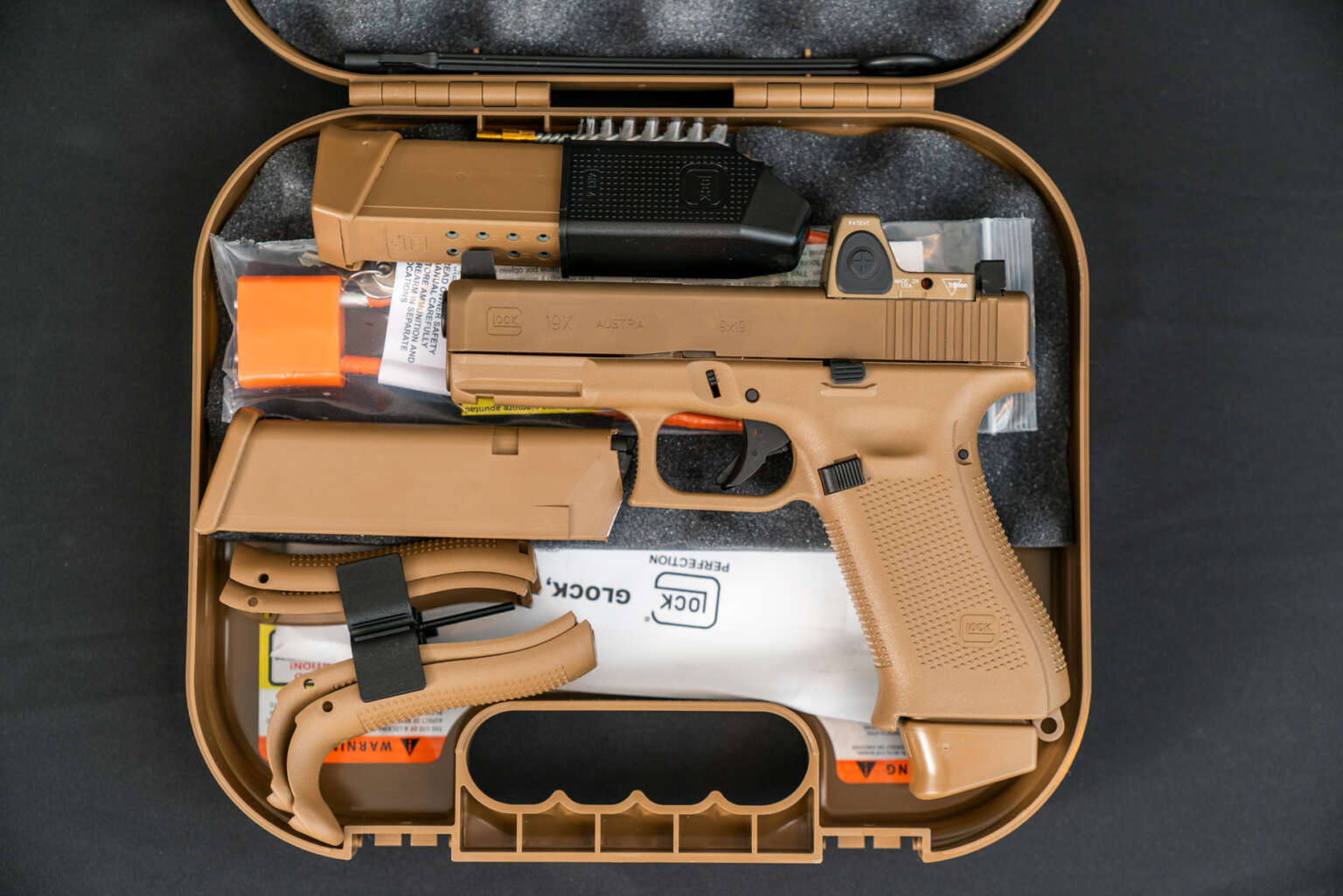 Glock 19X w/ Trijicon RMR 3.25 MOA Coyote – NRC Industries
