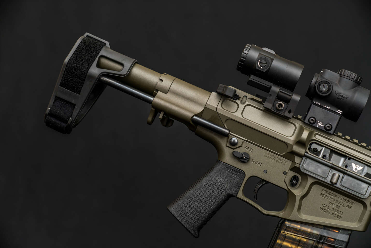 Wilson Combat – .308 WIN – OD Gunmetal – 12.5″ PDW Pistol – NRC Industries